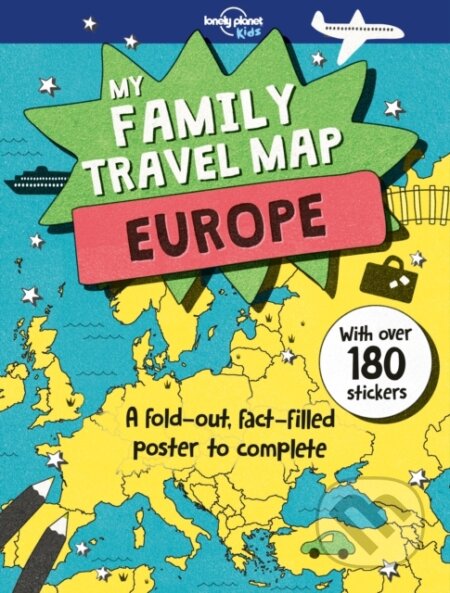 My Family Travel Map - Europe 1 - Lonely Planet Kids | Knihy z Martinusu